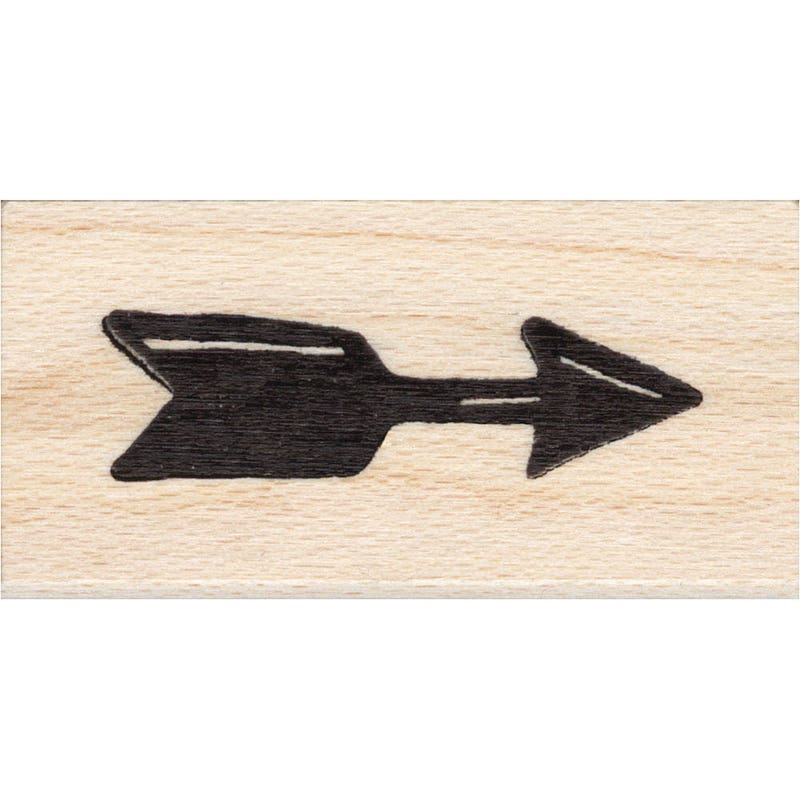 Arrow Rubber Stamp - Etsy