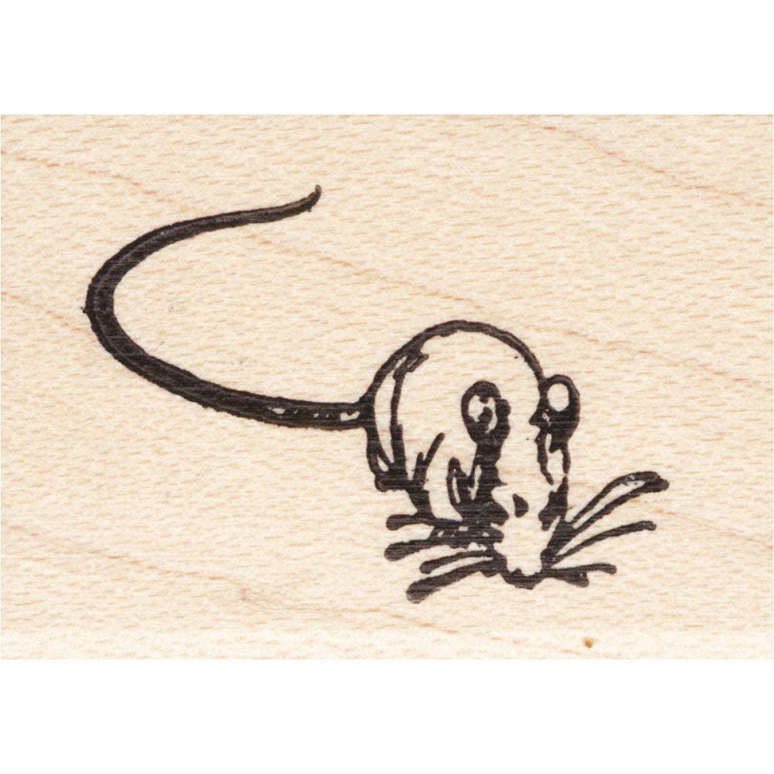 Rat 563B Beeswax Rubber Stamps Unmounted, Cling, Mounted Stamp Animal ...