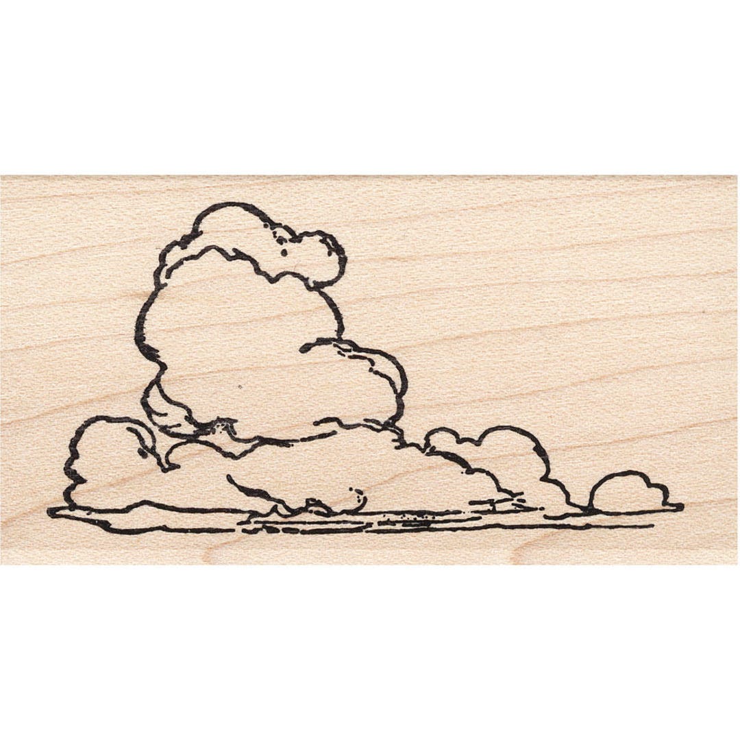Tall Cloud 265G Beeswax Rubber Stamps Unmounted, Cling, Mounted Stamp ...
