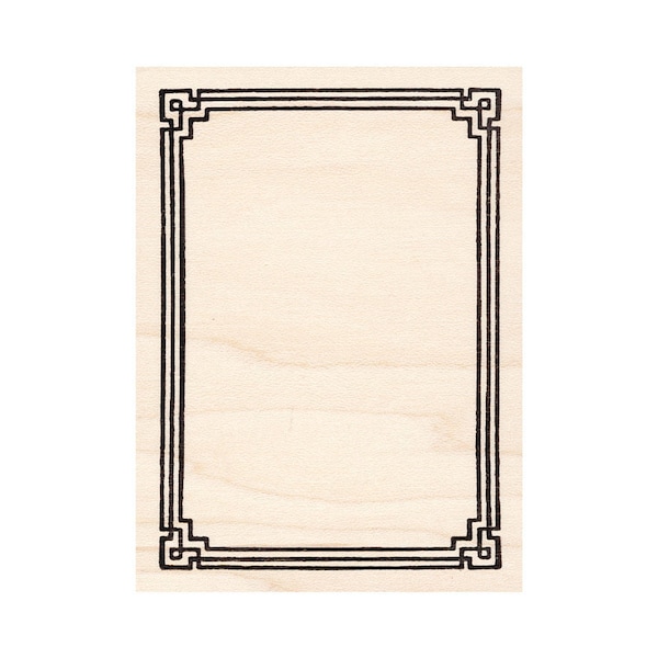 Border Rubber Stamp - Etsy