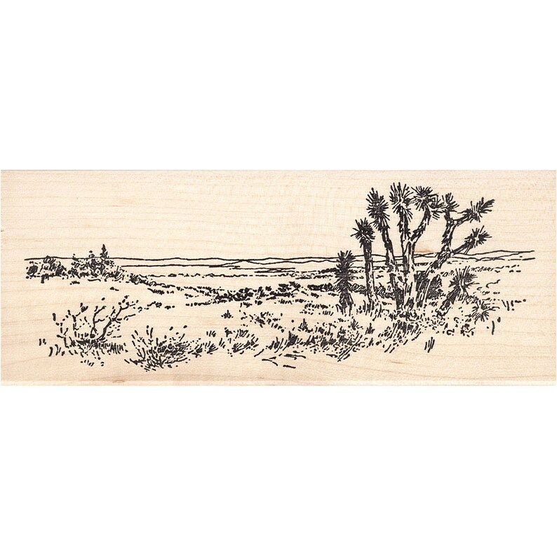 Joshua Scene 239K Beeswax Rubber Stamps Unmounted, Cling, Mounted Stamp ...