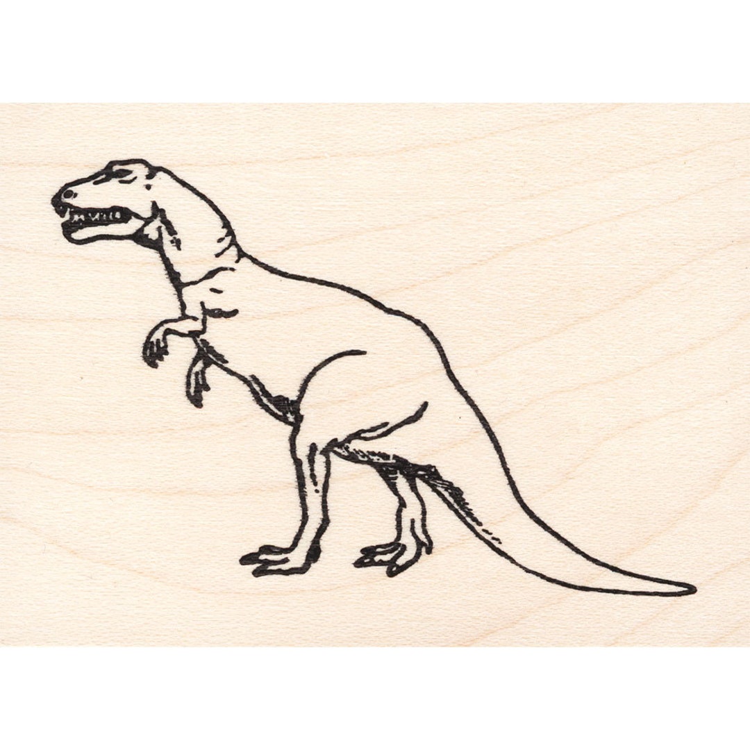 Fierce T-rex 1675I Beeswax Rubber Stamps Unmounted, Cling, Mounted ...