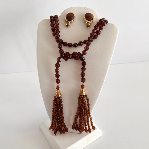 Rust Color Necklace - Etsy