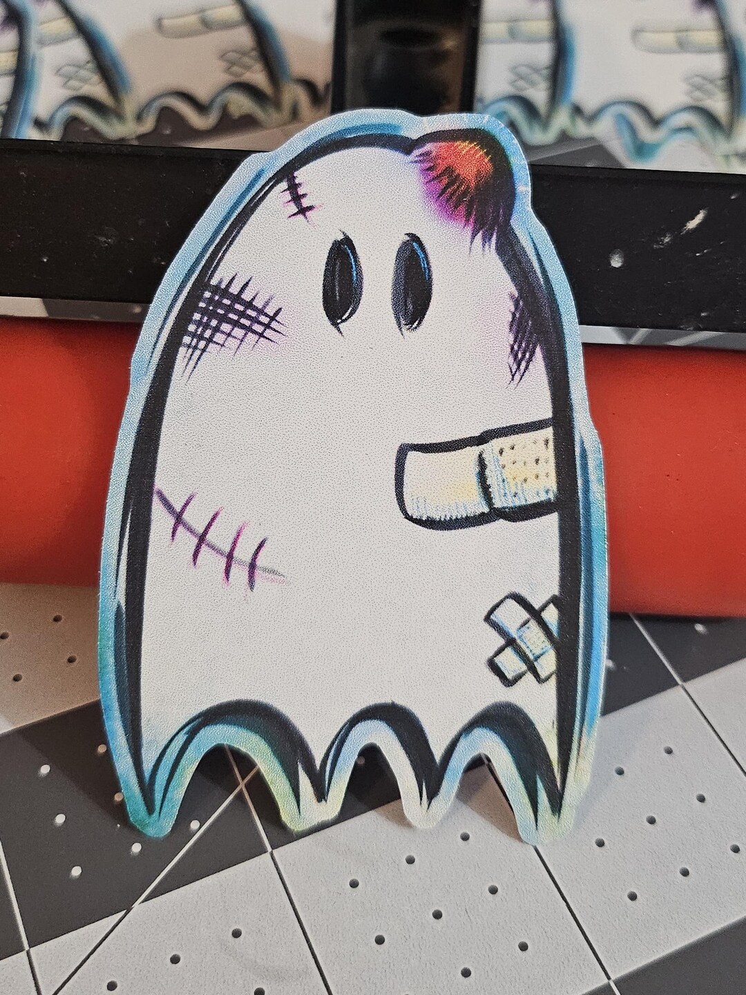 Ghost Sticker - Sting - Inktober 2025 - Etsy