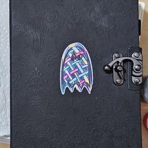 Ghost Sticker - Weave - Inktober 2025 - Etsy