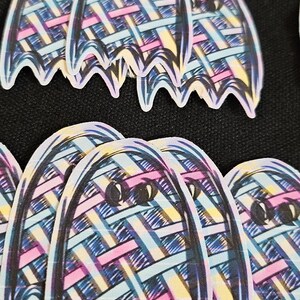 Ghost Sticker - Weave - Inktober 2025 - Etsy