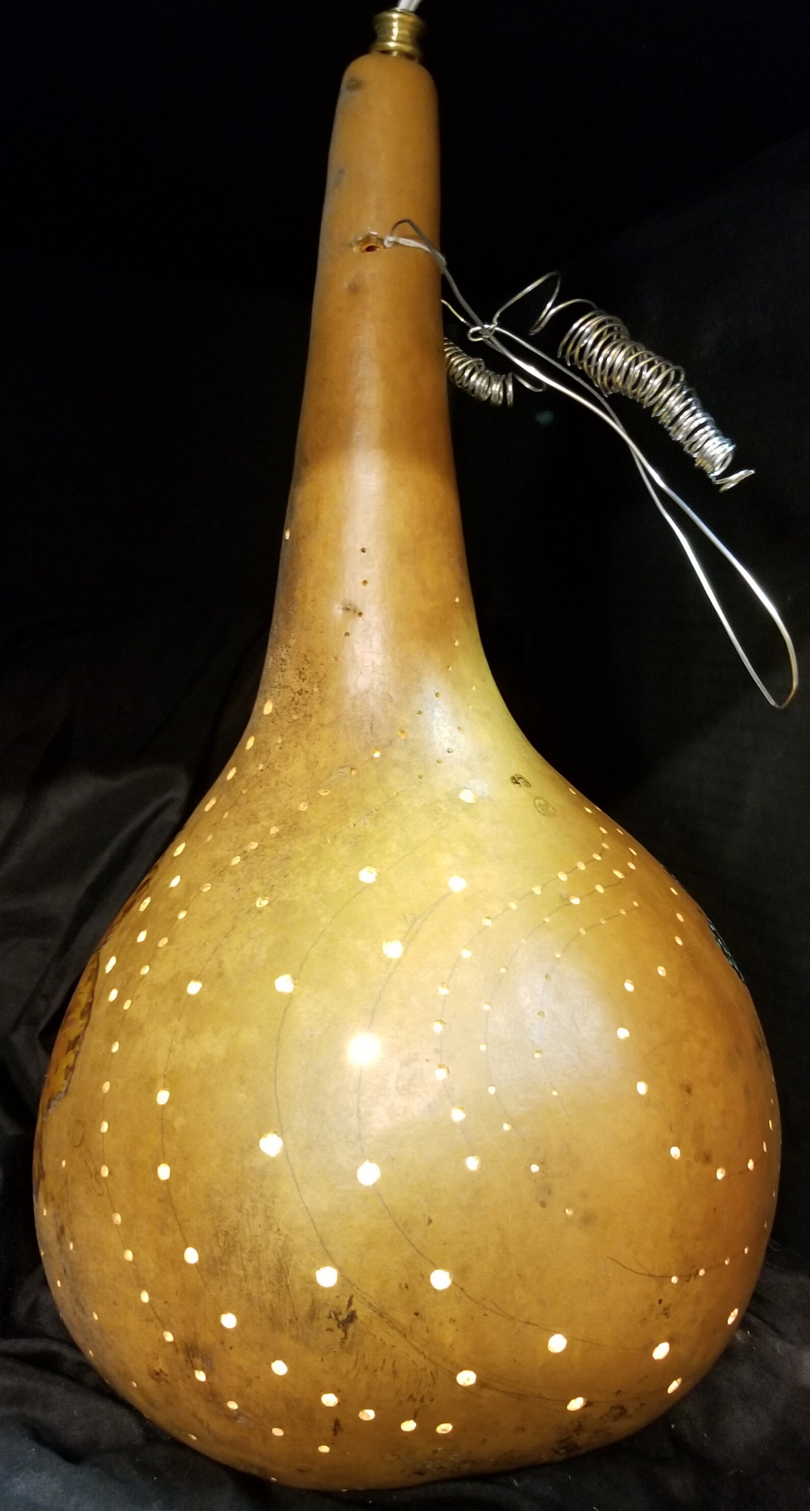 Moth and Monarch Gourd Lantern - Etsy