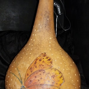 Moth and Monarch Gourd Lantern - Etsy