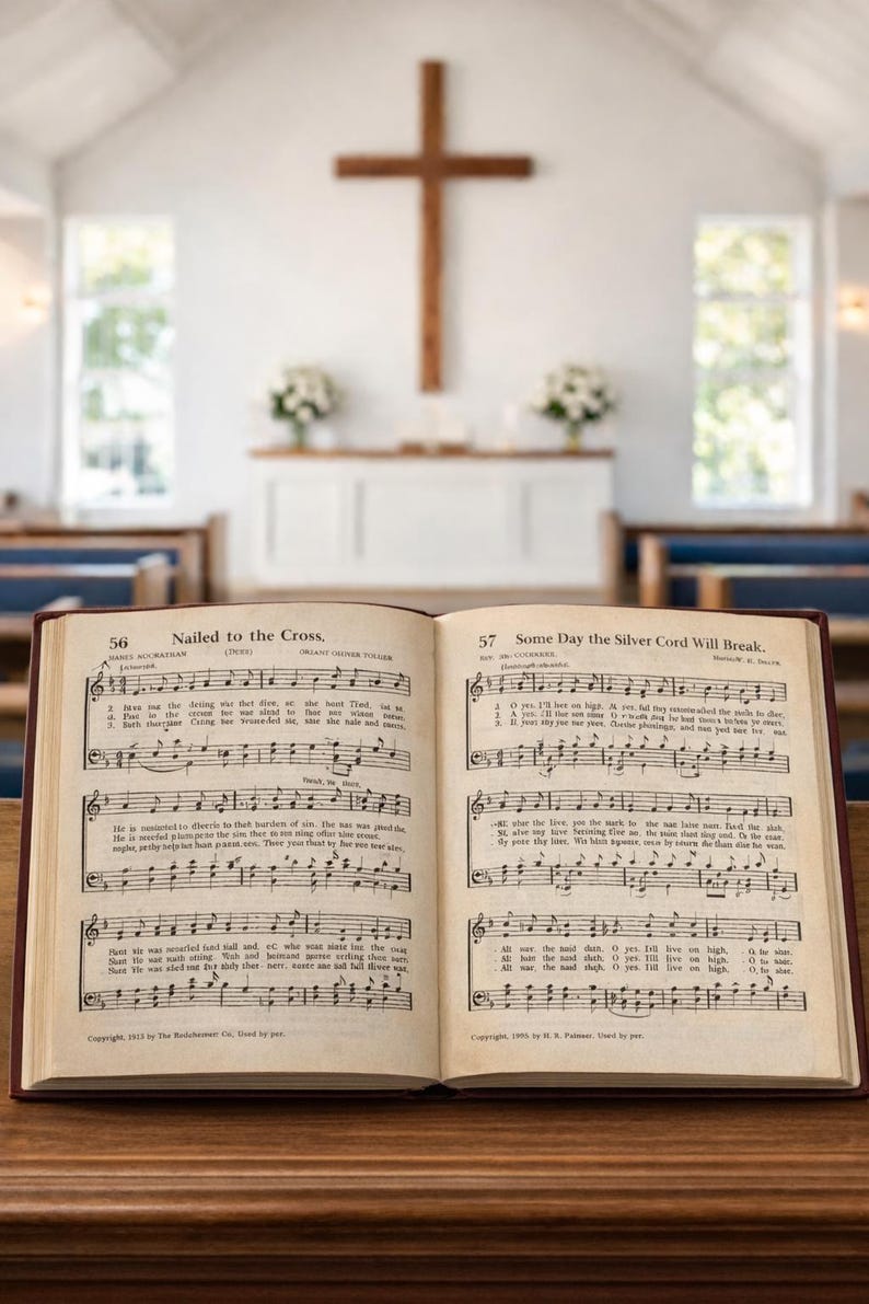 ANTIQUE HYMNAL BOOK, Christian Hymnal (1906) – the “old Story” in Song ...
