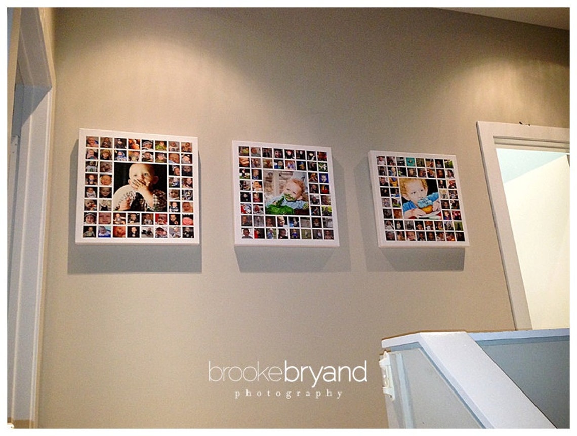 20x20 Photo Collage Canvas AND Digital File | Etsy