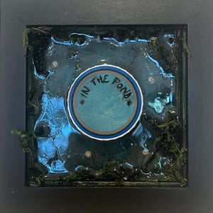 Golf Ball Art: "in the Pond" Diorama, Unique Golfer Gift - Etsy