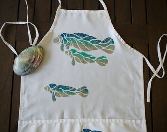 Hand painted apron | Etsy