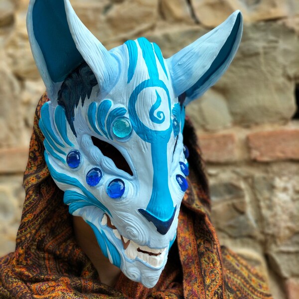Cyberpunk Fox Mask - Etsy