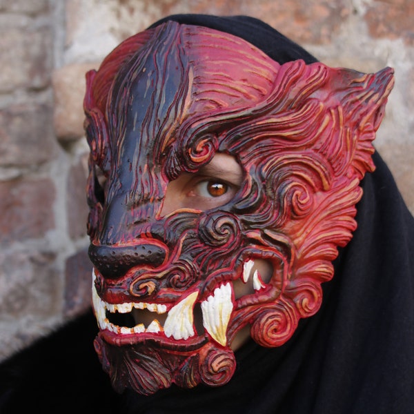 Oni Mask - Etsy