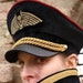 MADE TO ORDER Wh40k Commissar Inspired Hat - Velvet & Faux Leather - Etsy