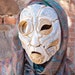 MADE TO ORDER Cyborg Mask With Monocle Azulejo Ceramic Effect Cyberpunk ...