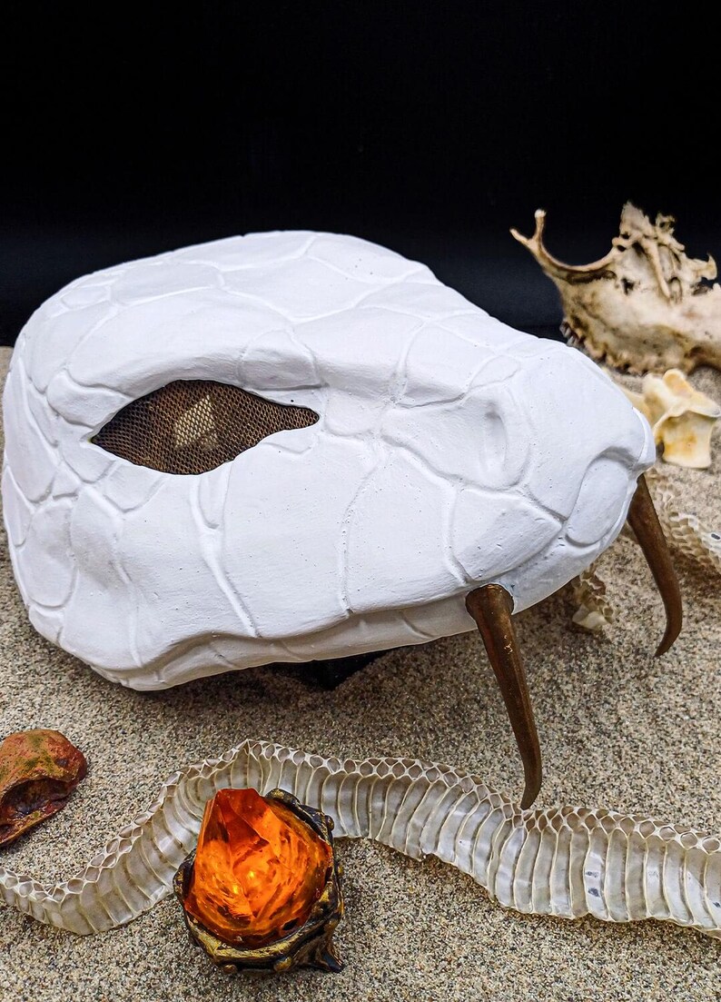 MADE TO ORDER Nara Desert Snake Mask - Resin Larp Cosplay Ritual - Etsy
