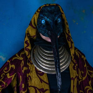 READY TO SHIP - Egyptian God Thoth Mask Fantasy Larp Pagan Wicca Pagan ...