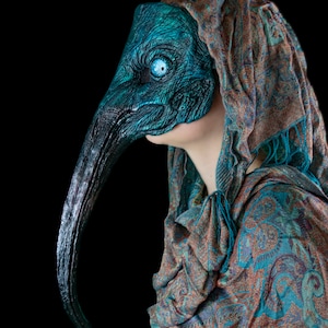 READY TO SHIP - Egyptian God Thoth Mask Fantasy Larp Pagan Wicca Pagan ...