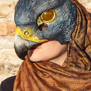 READY TO SHIP - Hawk Mask Fantasy Larp Pagan Costume Wicca Renaissance ...
