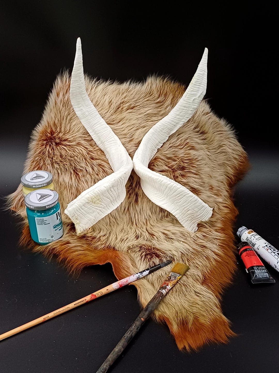 READY TO SHIP Diy Blank Resin Horns - Lightweight Cosplay Larp - Etsy