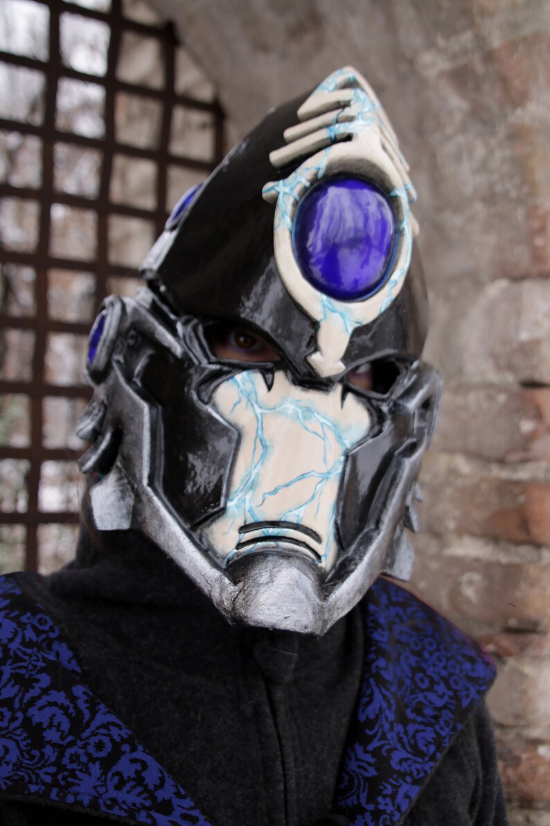 MADE TO ORDER Warhammer 40k farseer eldar mask cosplay costume Larp ...