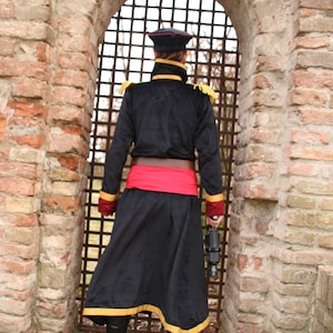 MADE TO ORDER - Warhammer Commissar Surcoat Jacket Uniform Gold Black ...