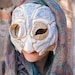 MADE TO ORDER Cyborg Mask With Monocle Azulejo Ceramic Effect Cyberpunk ...