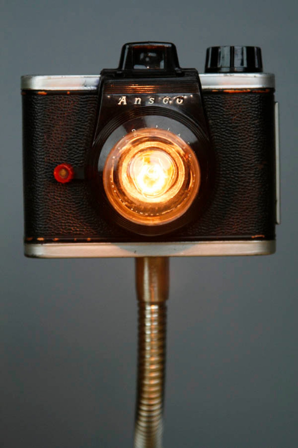 Upcycled Camera Lamp Ansco Ready Flash - Etsy