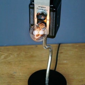 Handmade Camera Lamp With Built in Touch Dimmer - Etsy