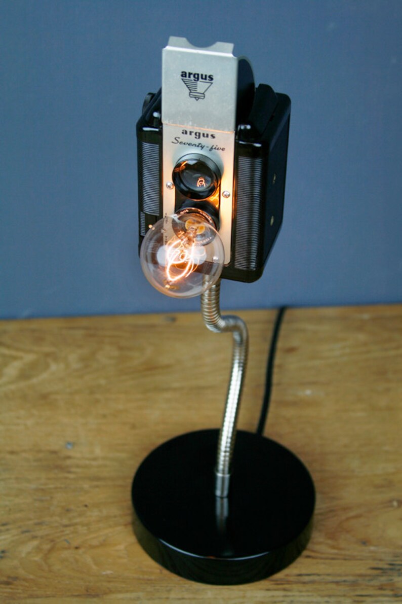 Handmade Camera Lamp With Built in Touch Dimmer - Etsy