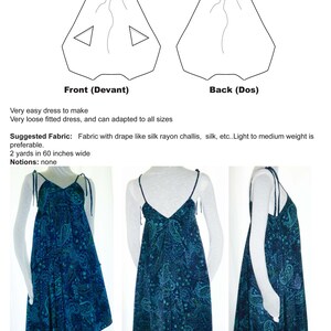 Violette Dress_a Zero-waste Pattern - Etsy