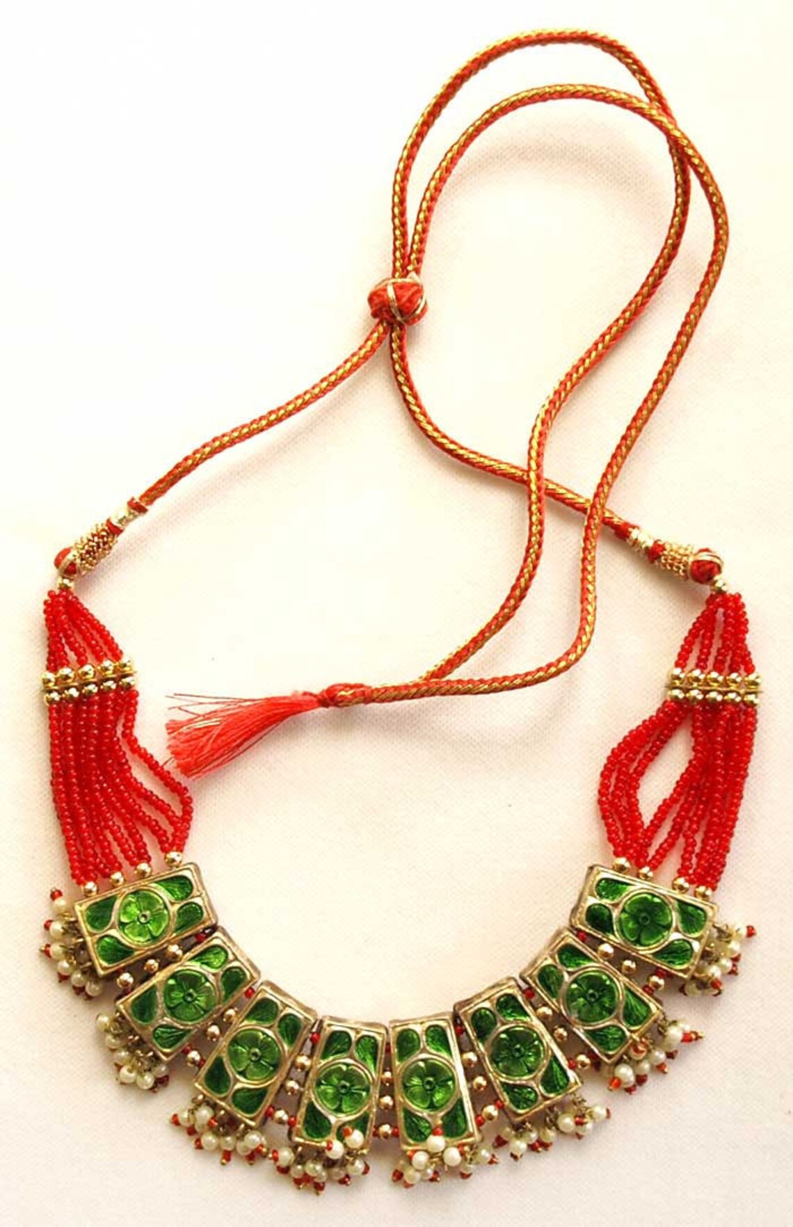 Christmas Jewelry. Lakh Necklace. Global Style - Etsy
