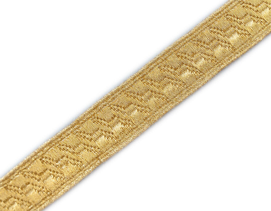 5 Yards Gold Vestment Trim Pilot Galon Army Navy Uniform 0.5 " Wide ...