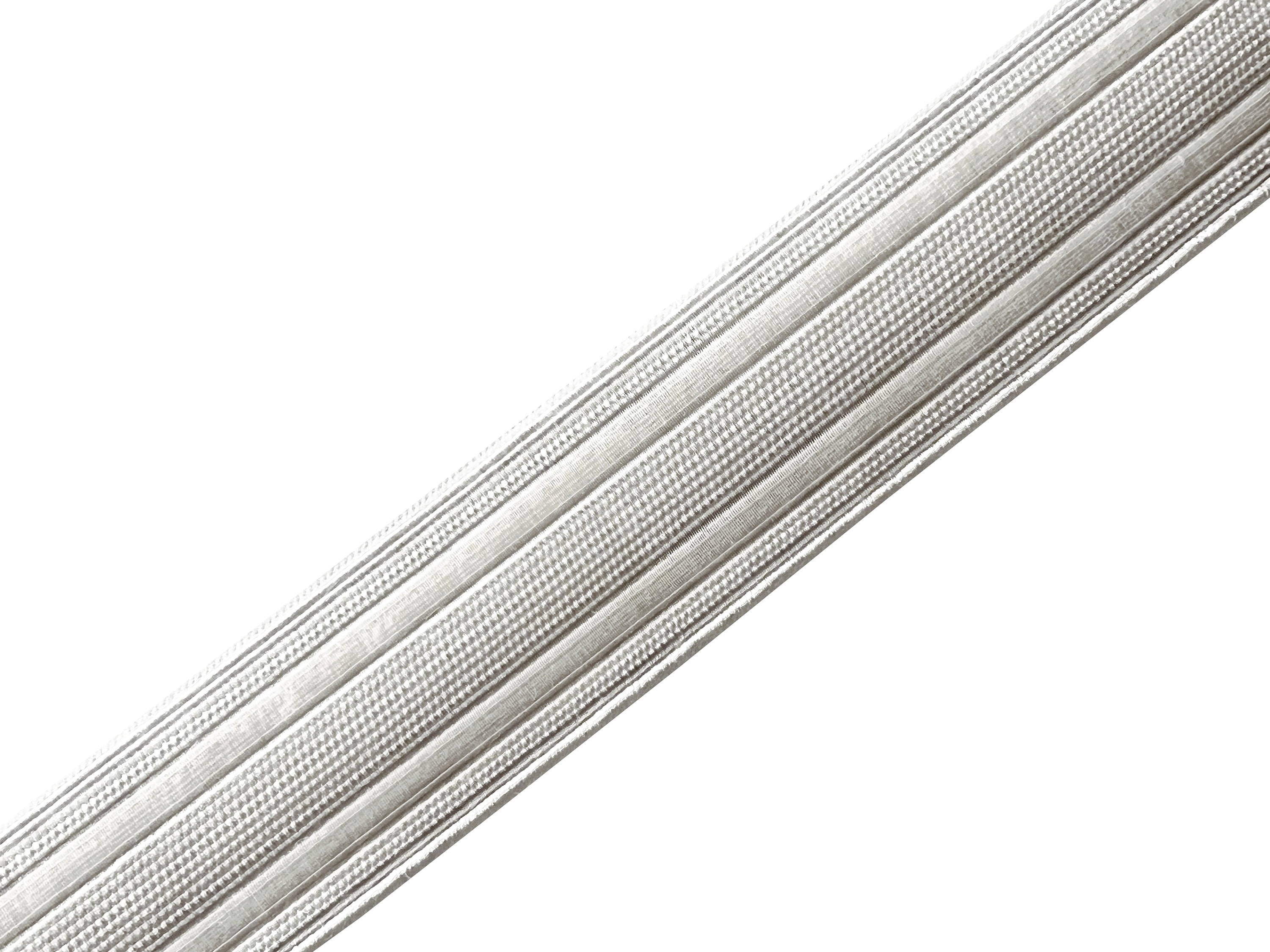 1" Wide Silver Military Braid Pilot Galon Uniform Army Navy Vestment. 5 ...