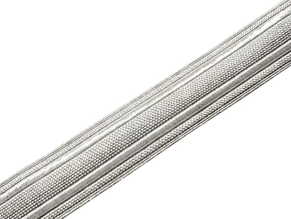 1 Wide Silver Military Braid Pilot Galon Uniform Army | Etsy