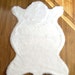 Area Rug White Faux Fur Scandinavian Style Shaggy Decorative - Etsy