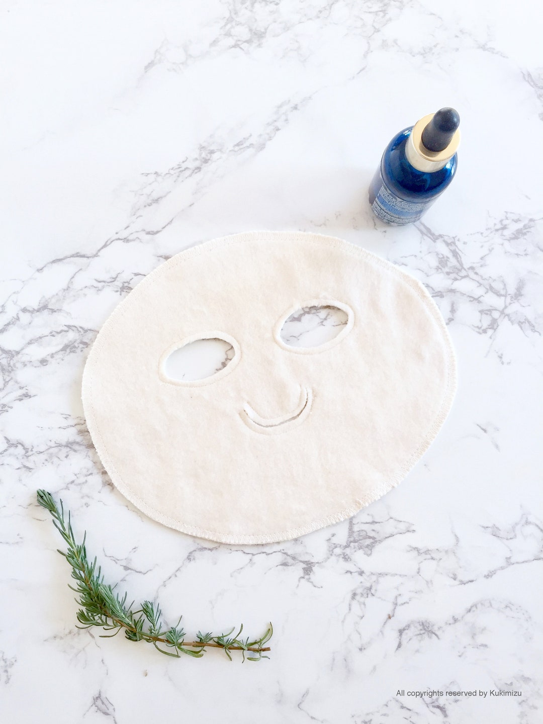 Reusable Organic Face Towel Mask Sensitive Skin Ecofriendly Anti Aging ...