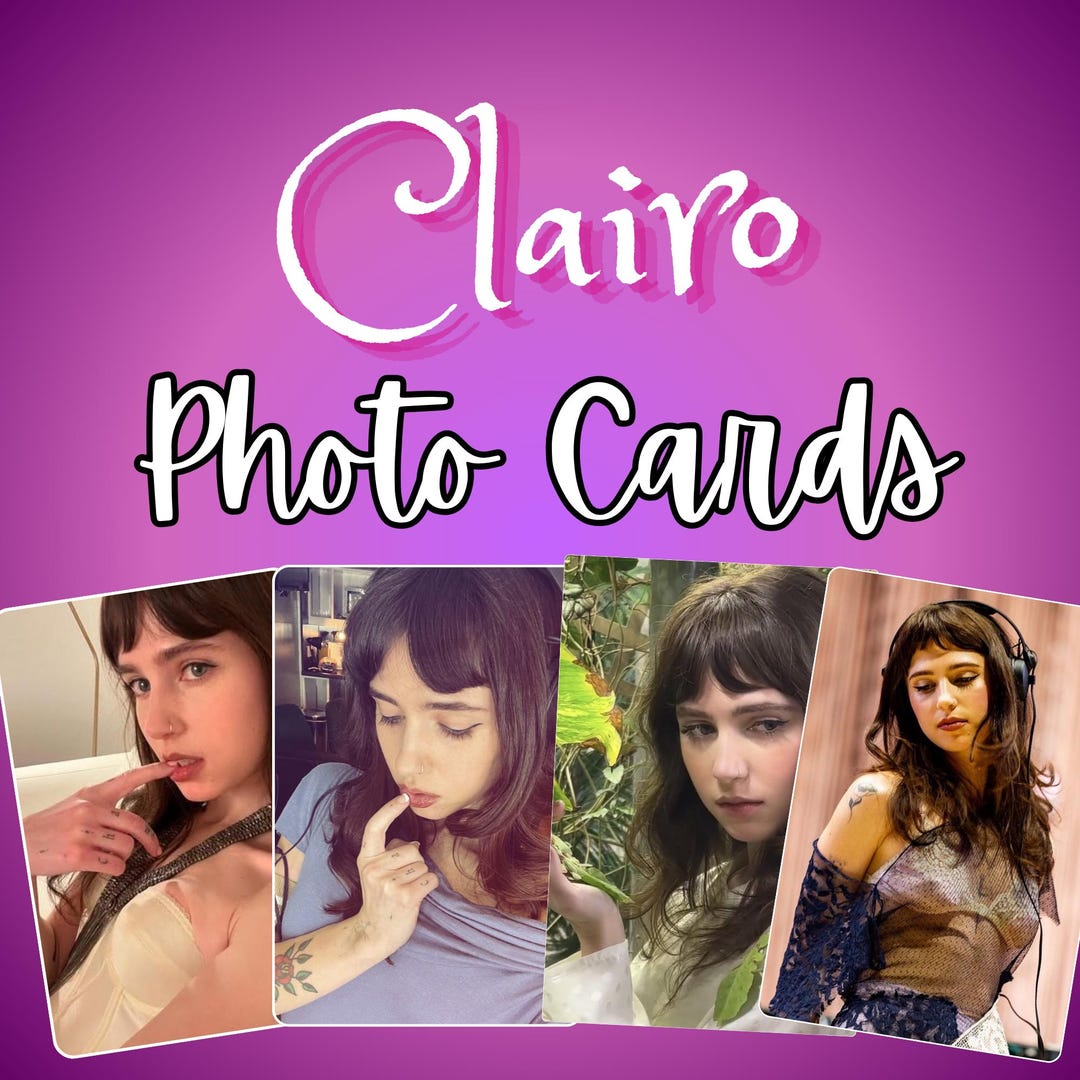 Clairo Photocard Indie Artist Merch Lomocards Clairo Merch Display ...