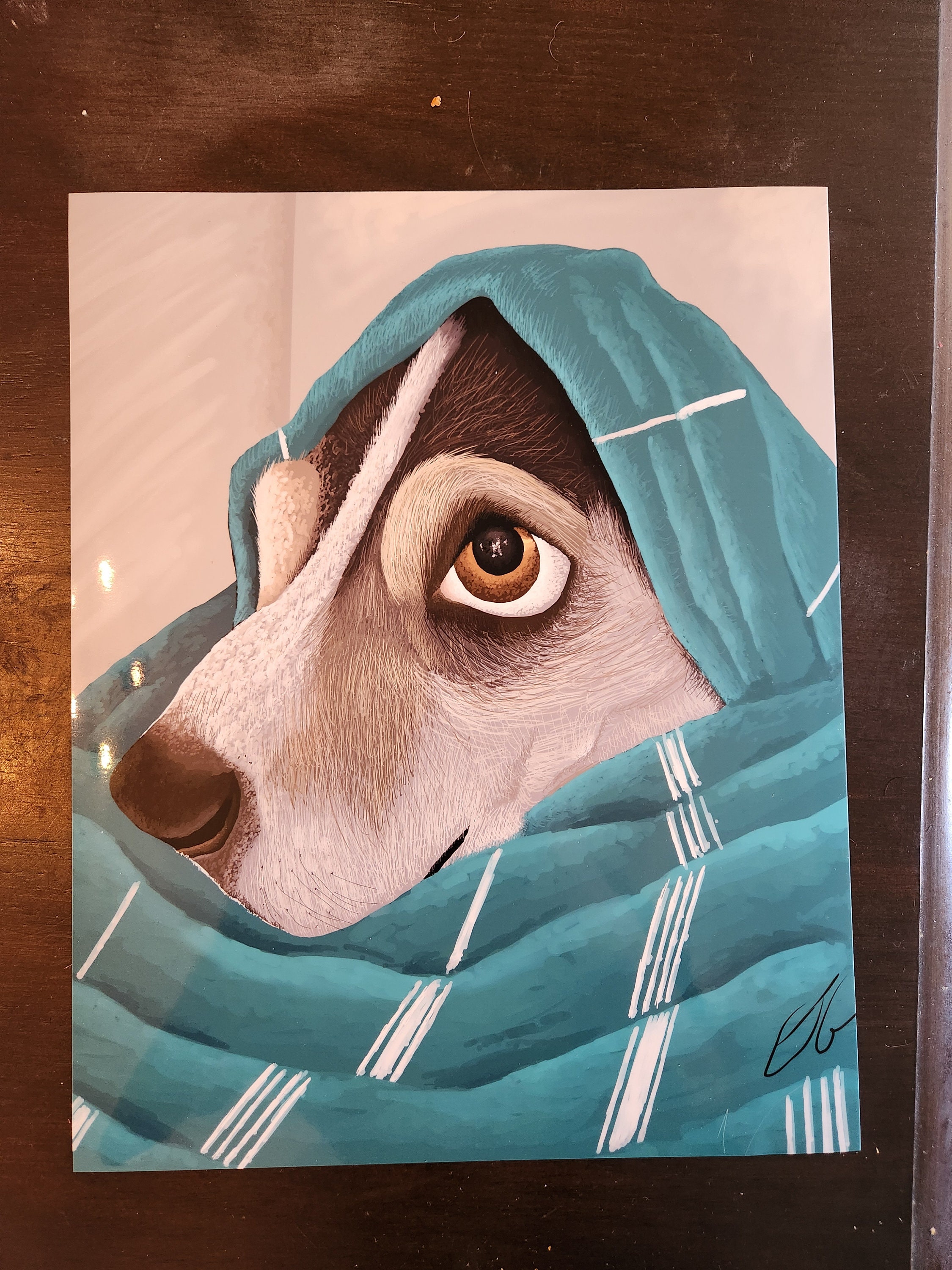 Dog Digital Painting - Etsy