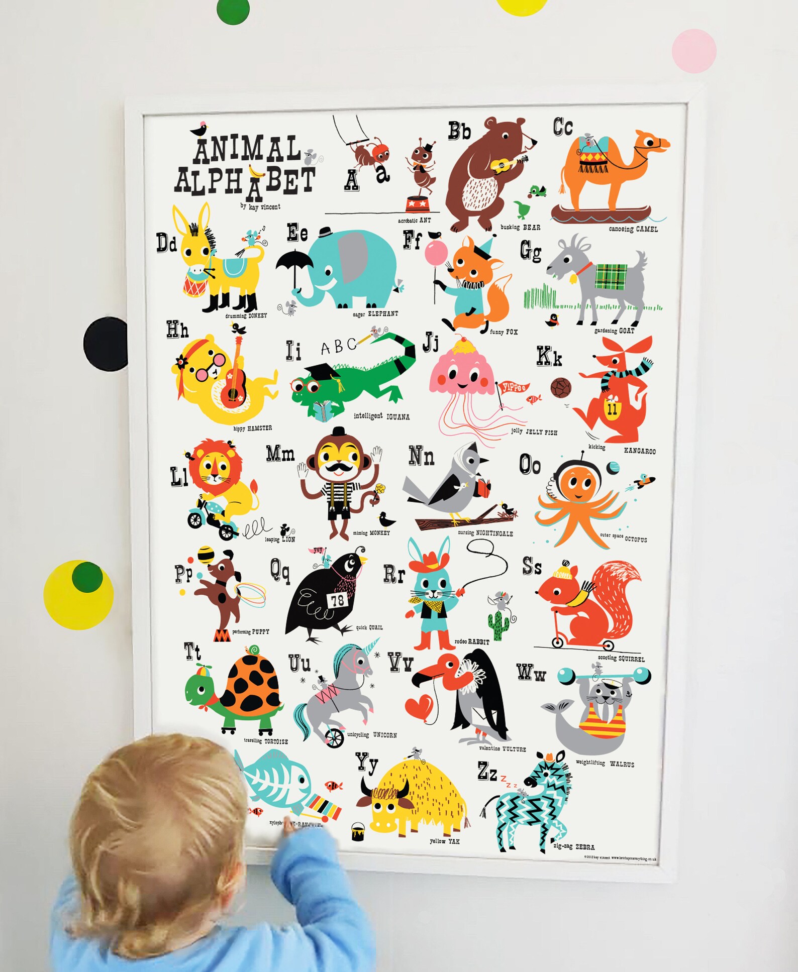 Animal Alphabet Nursery Print Nursery Poster New Baby Print | Etsy