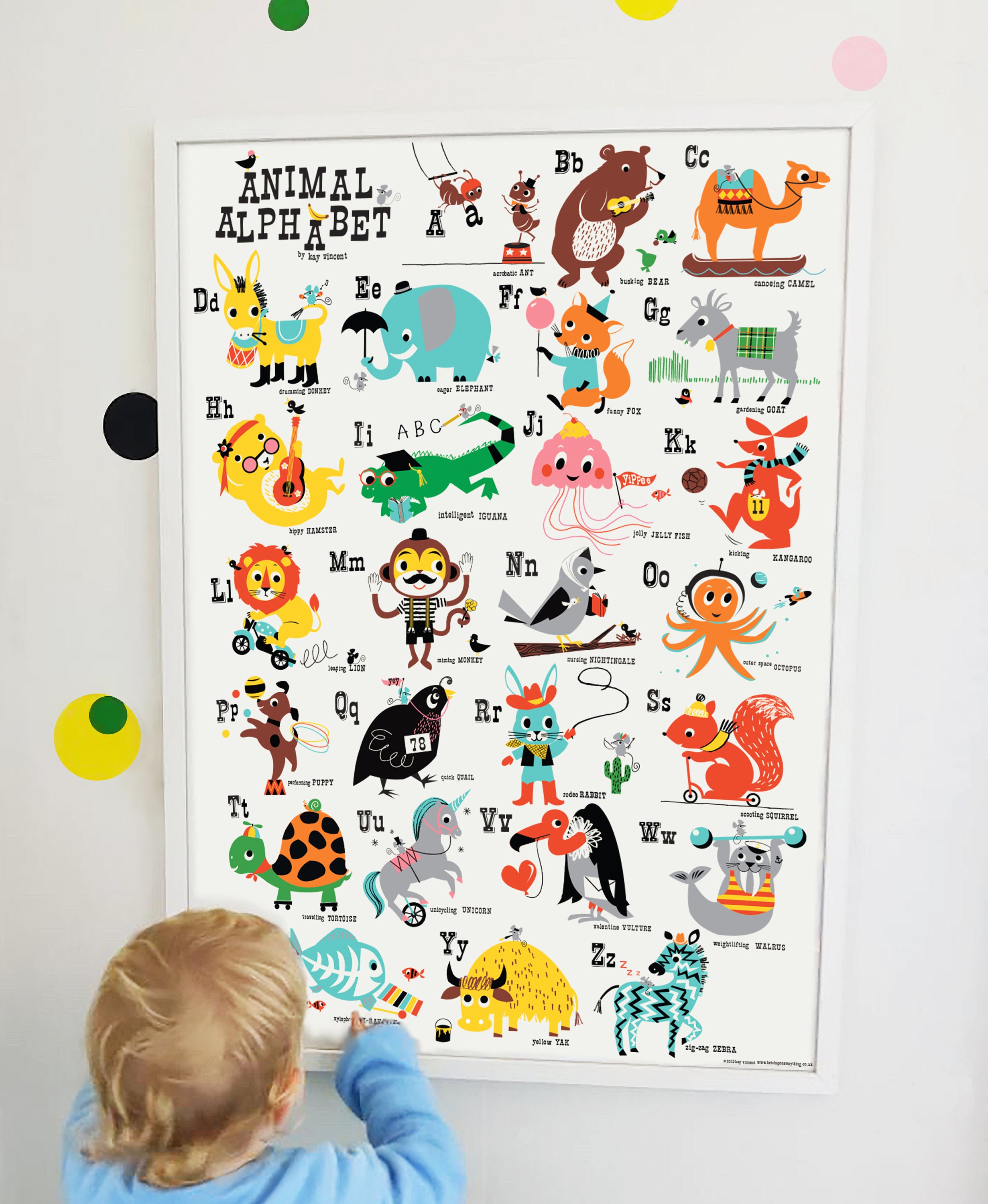Animal Alphabet Nursery Print Nursery Poster New Baby Print - Etsy UK