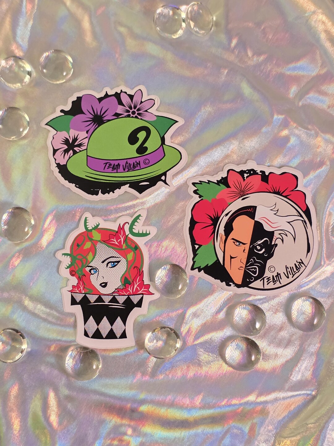 Inspired Comic Villain Sticker Pack - Etsy