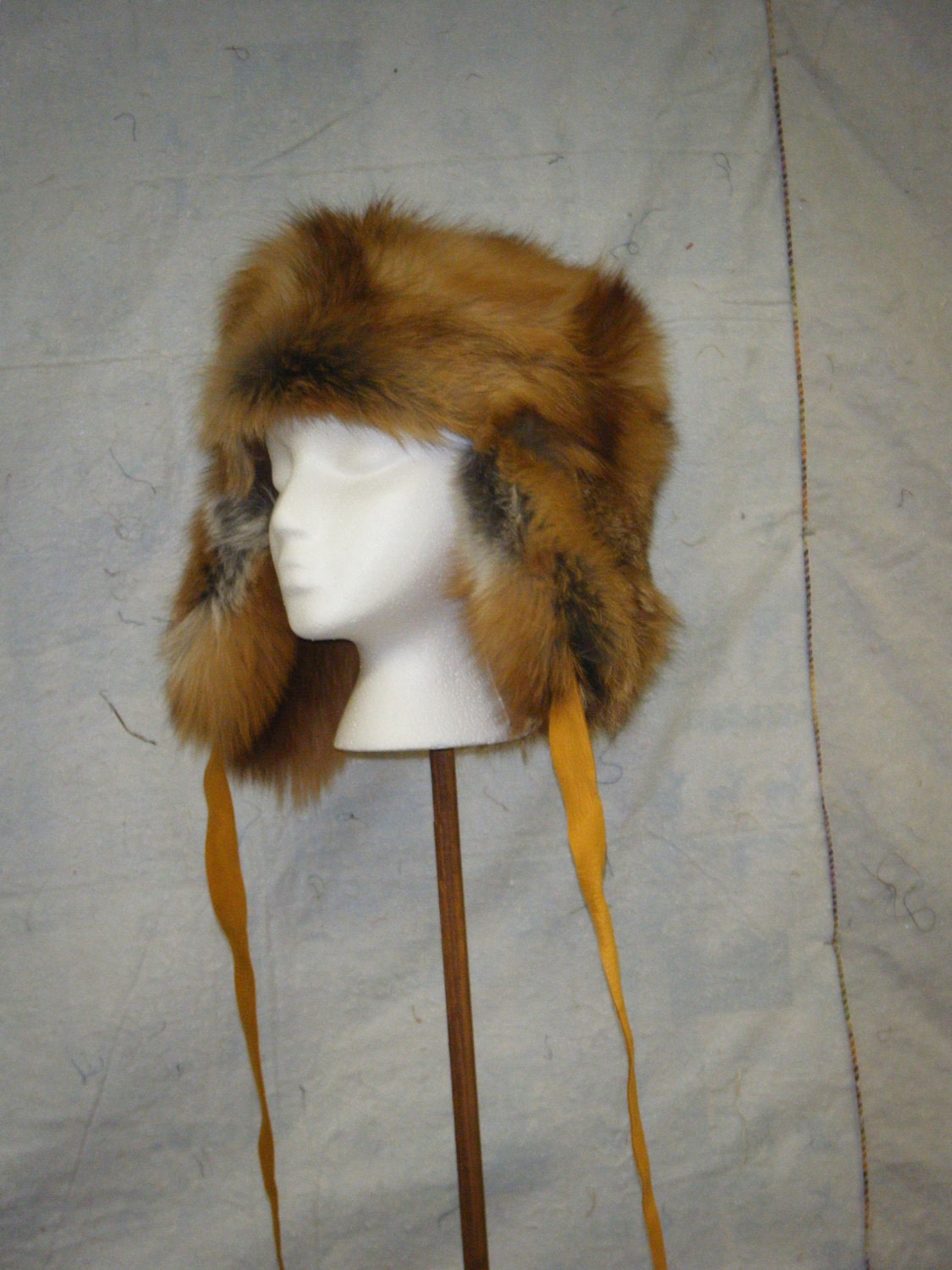 Red Fox Trooper Style Hat - Etsy