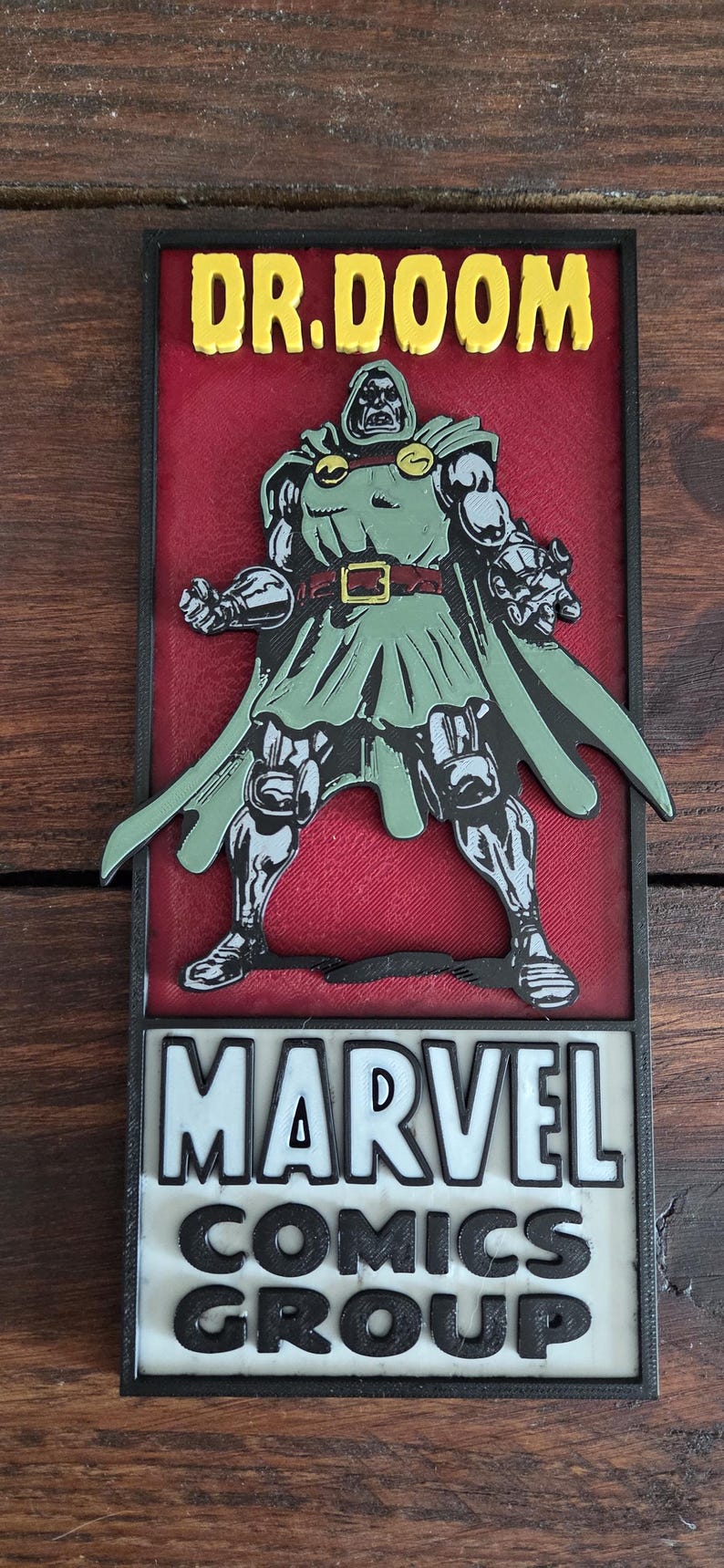 Dr. Doom 3D Printed Comic Group Corner Box - Etsy