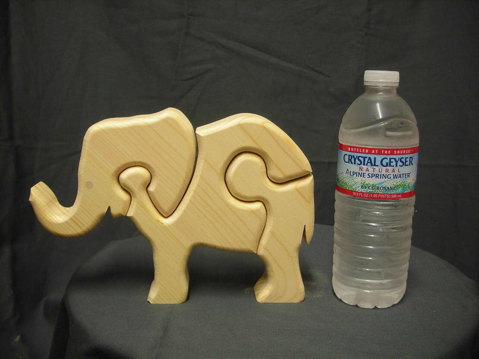 Elephant Chunky Wood Puzzle - Etsy