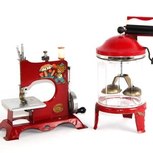 1940s Toys, Little Mother Sewing Machine & Wolverine Ringer Washer - Etsy