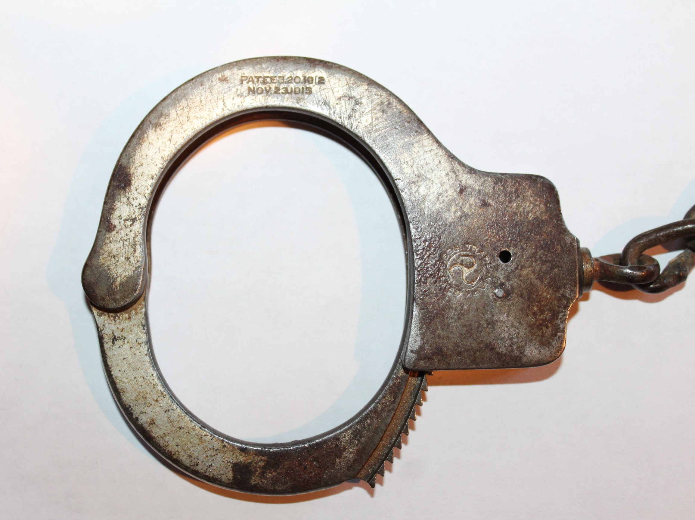 Peerless Lead Chain Cuff, Peerless Handcuff Co, Leg Shackles