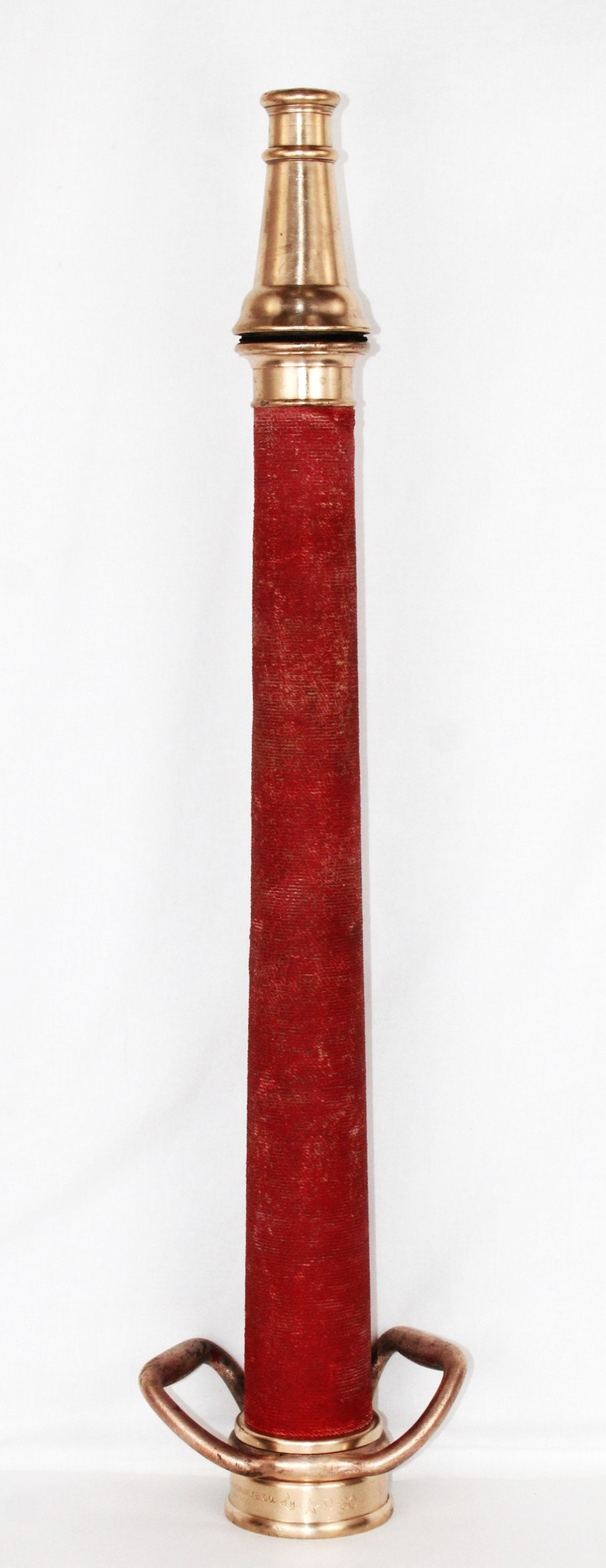 Antique Firefighters Firehose Nozzle, 30-inches long, W H Salisbury ...