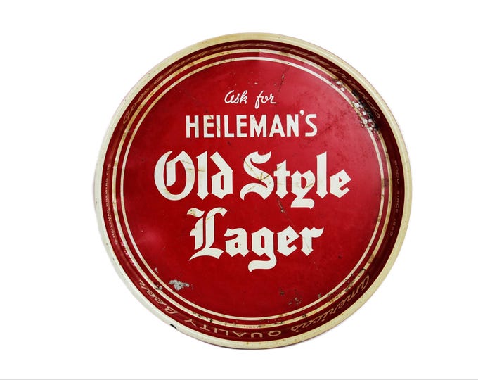 1960s Old Style Lager Metal Beer Tray, Breweriana - Etsy
